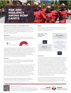 CIPSRT | Risk and Resiliency Among RCMP Cadets