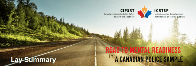 CIPSRT | Road to Mental Readiness in Canadian Police Sample